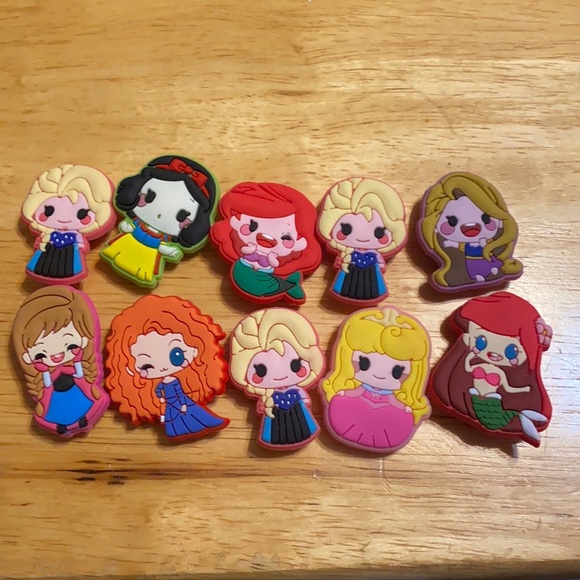 CROCS | Accessories | Crocs Disney Princess Charms Jibbets | Poshmark